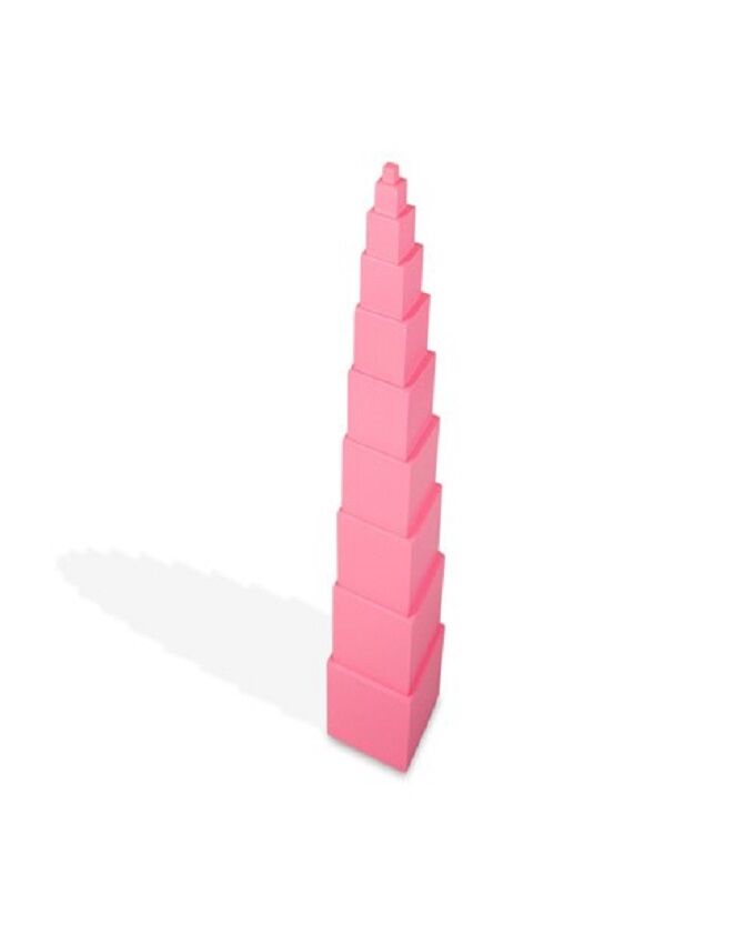 Montessori Pink Tower - Pre School Mom & Kids