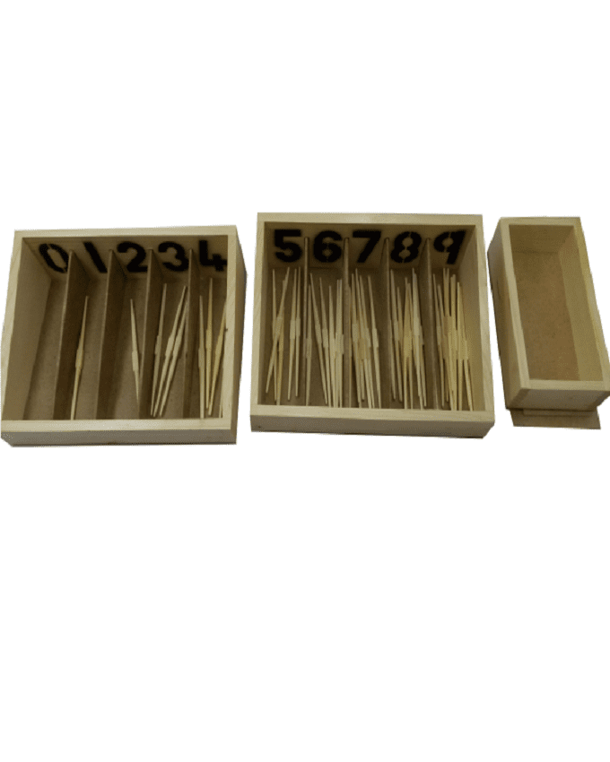 SPINDLE BOX - 45 SPINDLES - Pre School Mom & Kids